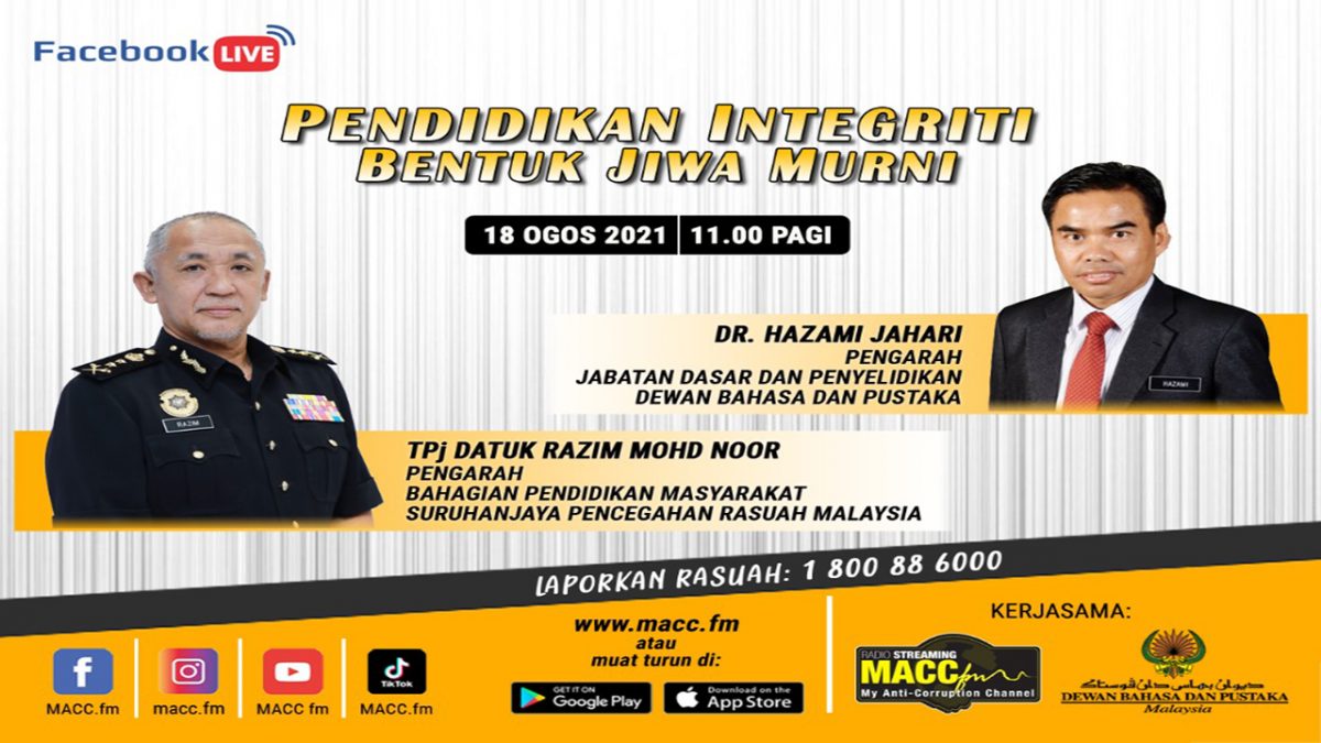 Program Dekad Membaca Kebangsaan: Pendidikan Integriti Bentuk Jiwa Murni