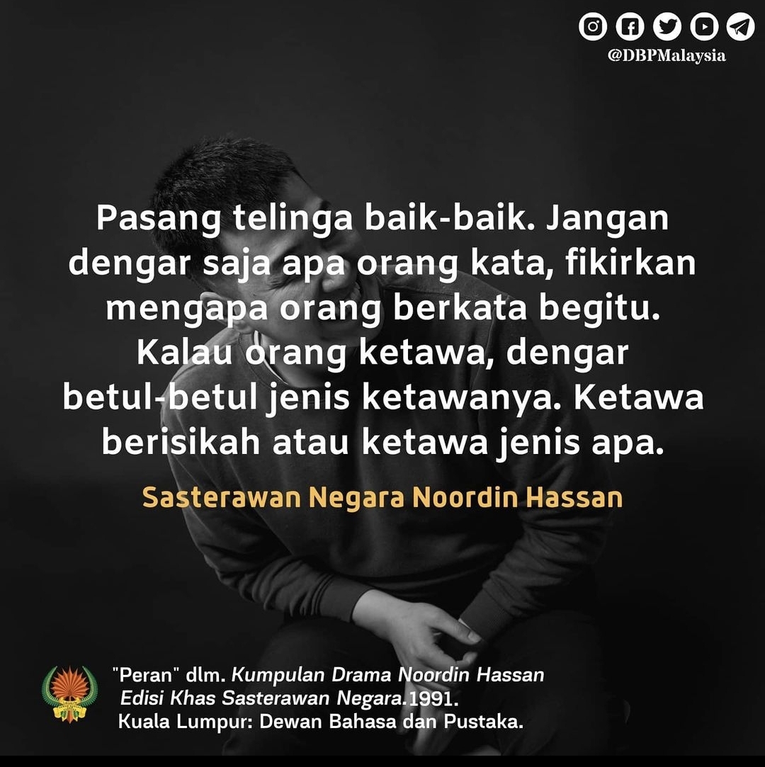 Pasang telinga baik-baik