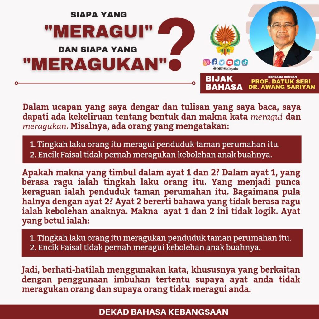 "Memberitahu" atau "Memberitahukan"?